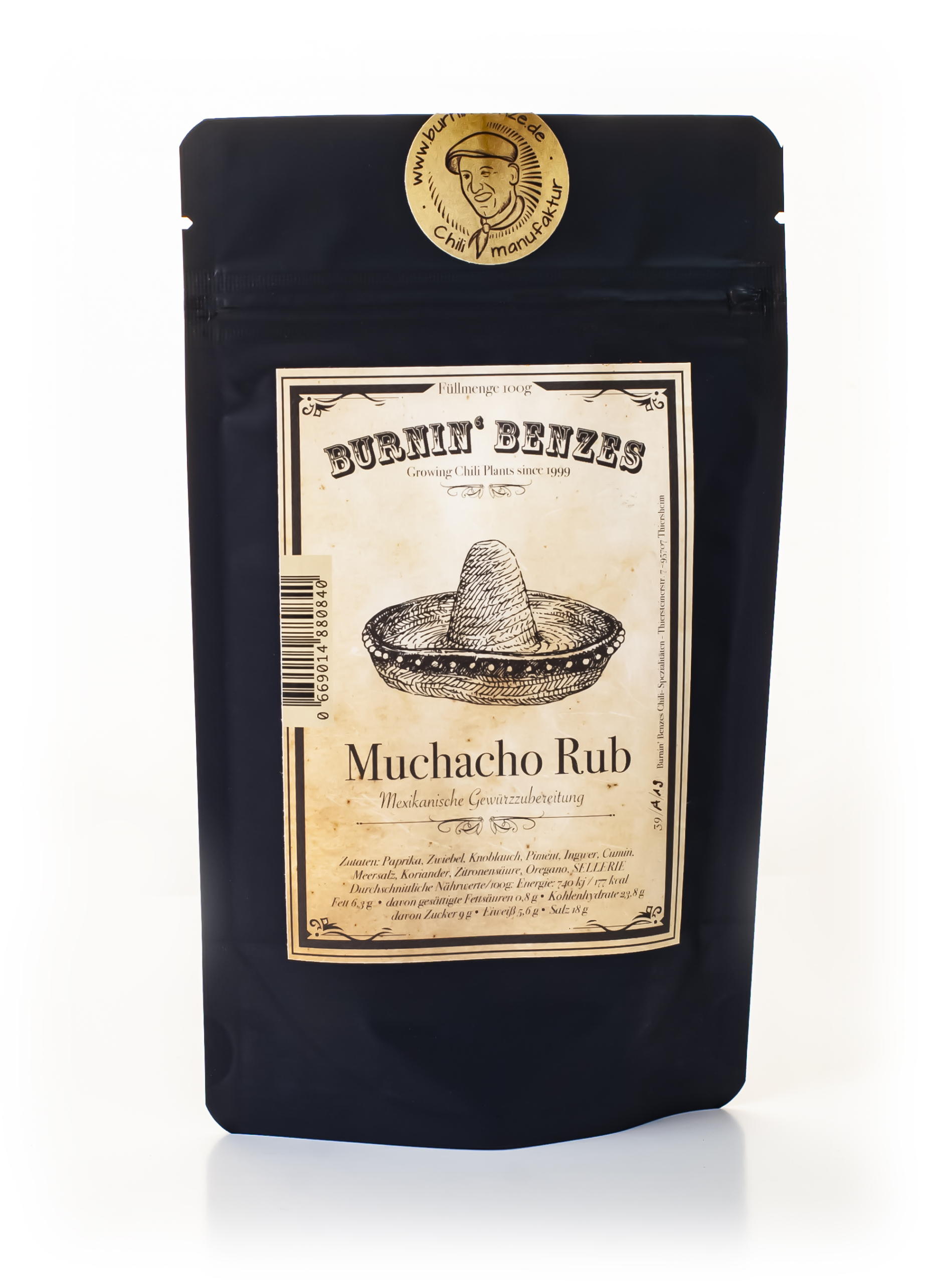 Muchacho Rub | Burnin' Benzes Chili Spezialitäten